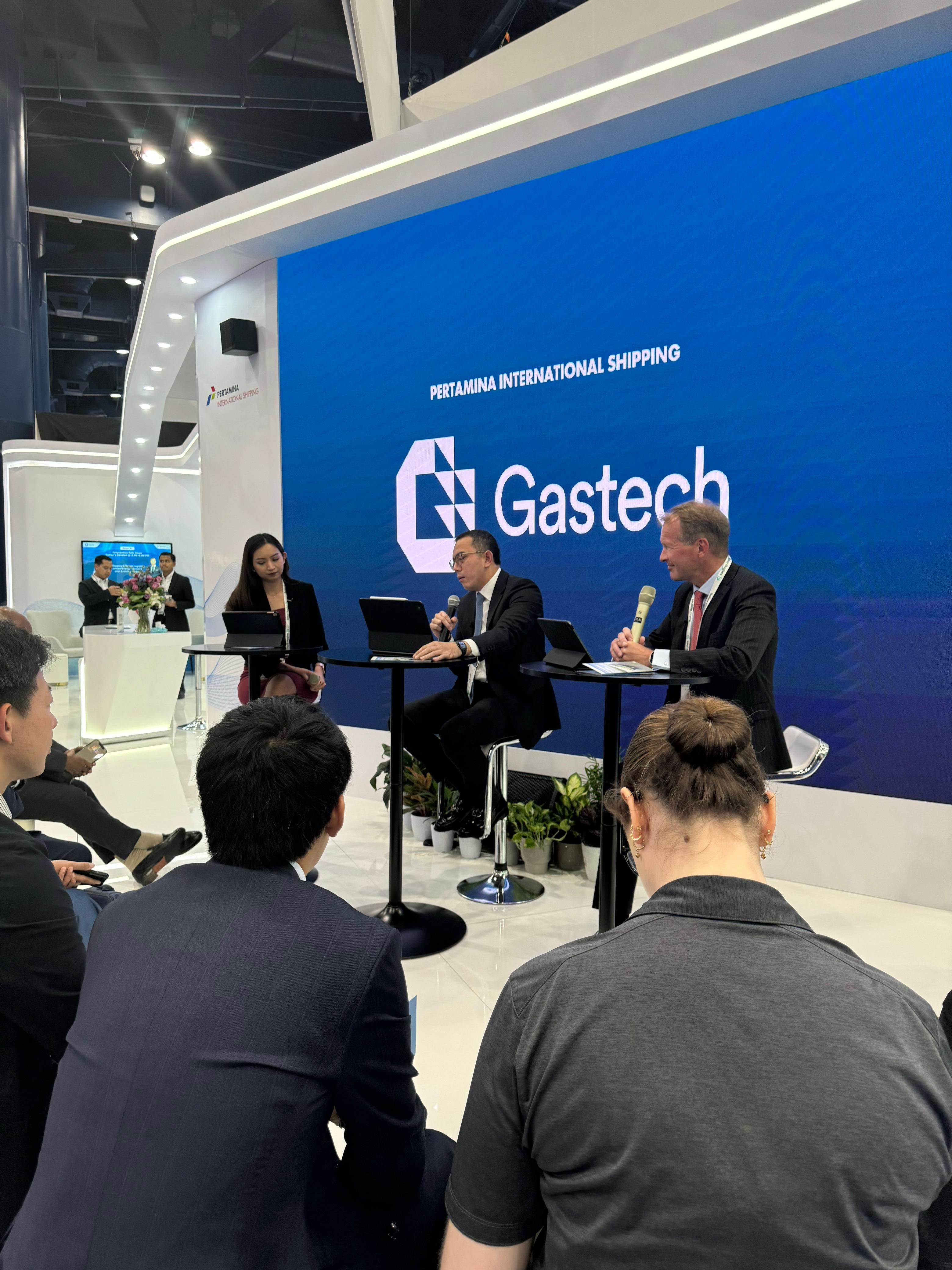 Pertamina International Shipping dan NYK Buka Bukaan Soal Bisnis Angkutan Karbon di Gastech